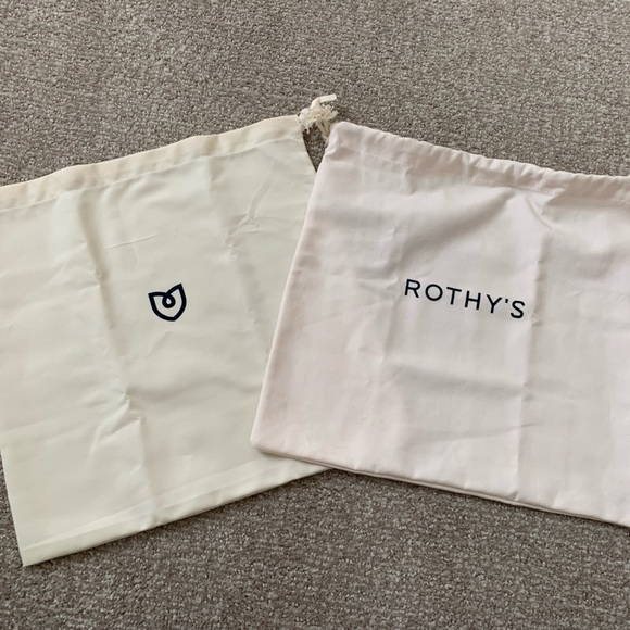 Rothy's | Bags | Rothys Dust Bags Purse Tote Shoes Set Of 2 | Poshmark
